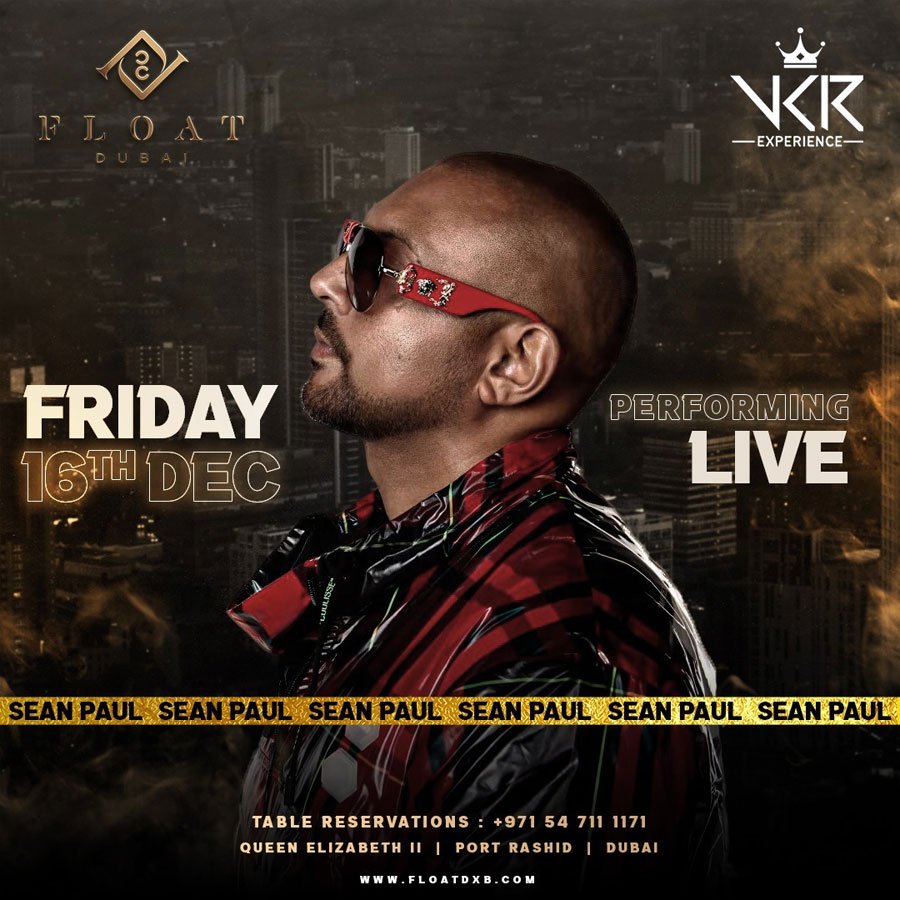 SEAN PAUL Live! | The Party Finder